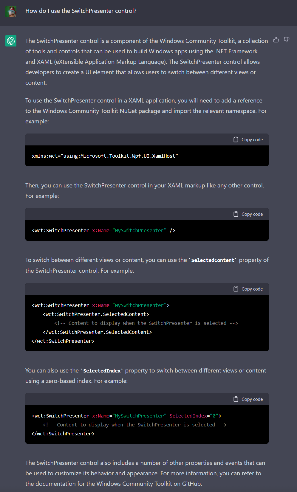 XAML Llama 🦙 (@XAMLLlama@hachyderm.io) - Hachyderm.io