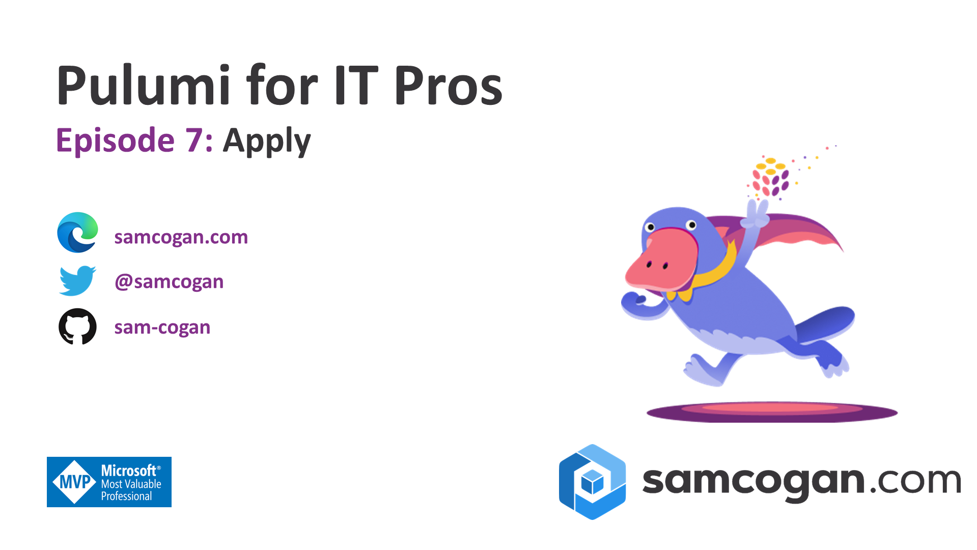 Sam Cogan :azure: :kubernetes: (@samcogan@hachyderm.io) - Hachyderm.io