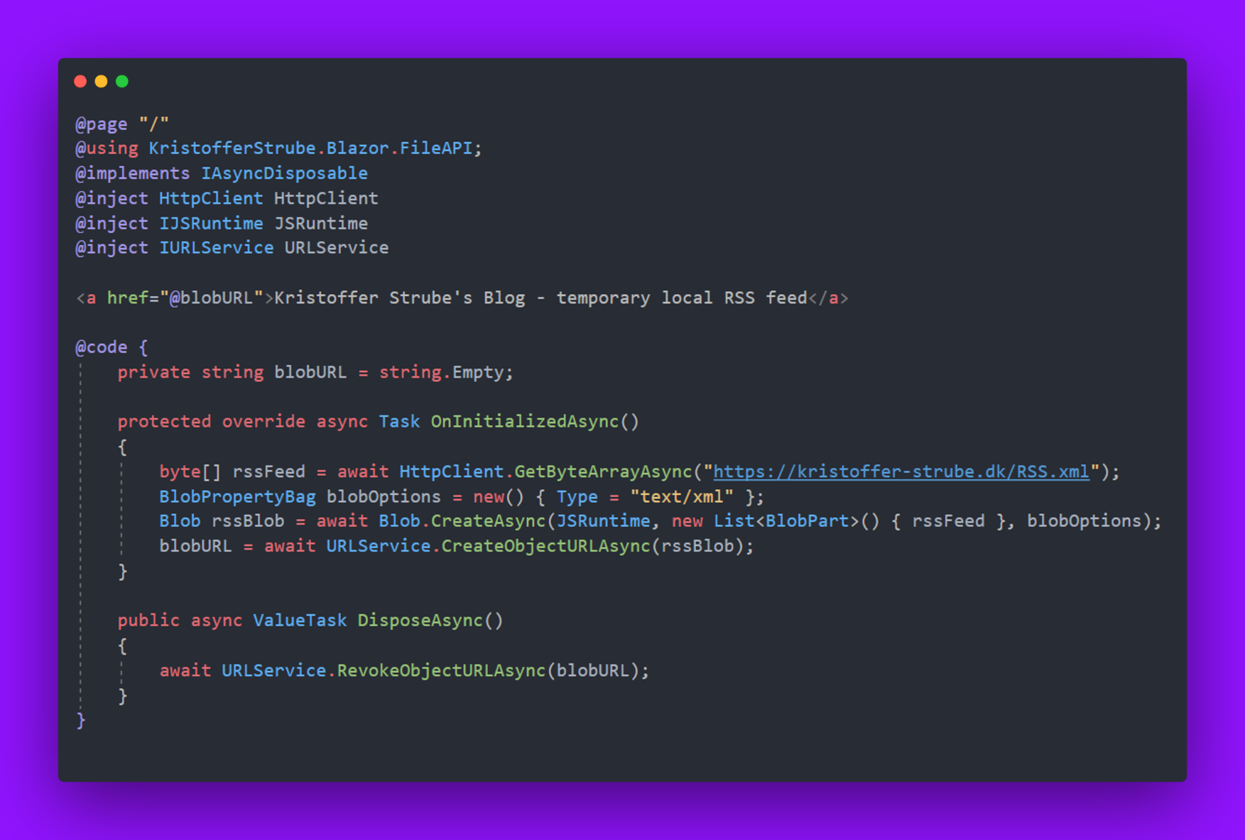 Kristoffer Strube (@KristofferStrube@hachyderm.io) - Hachyderm.io