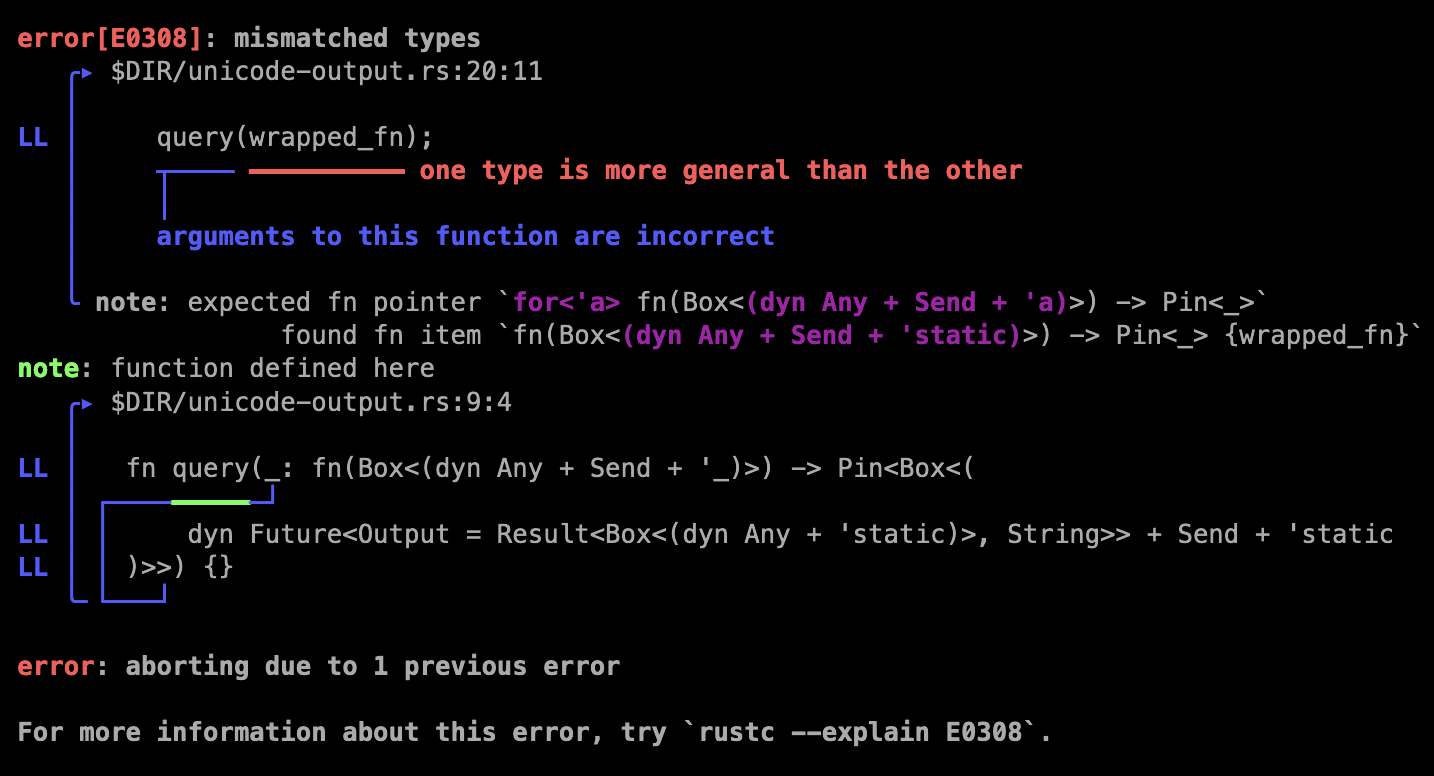 Esteban Küber :rust:: "If you're in nightly, you can pass `-Zrustc ...